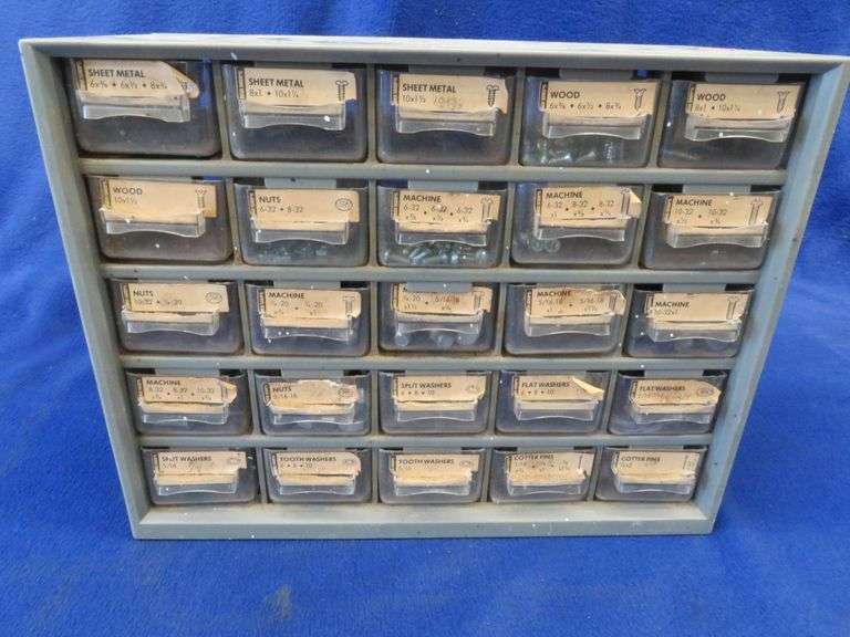 Parts organizer with contents - AAA Auction and Realty