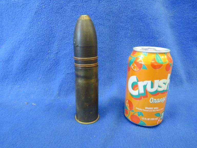 World War One era inert 37 mm artillery shell - AAA Auction and Realty