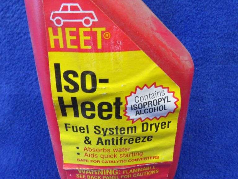 Twelve bottles of Iso-Heat fuel system dryer and antifreeze - AAA ...
