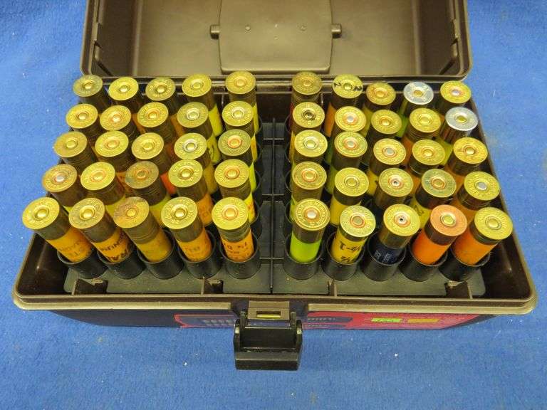 80 mixed 20 gauge shells in a new Flambeau case. - AAA Auction and Realty