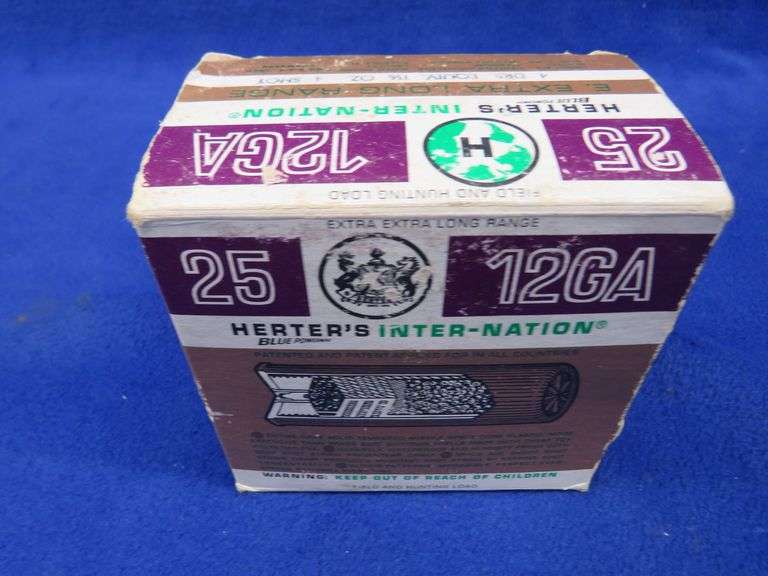 Rare Herter's Inter-Nation all plastic 12-Gauge 4-shot shotshells - AAA ...