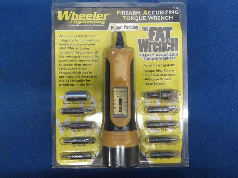 Wheeler Engineering "The Fat Wrench" firearm torque wrench - AAA ...