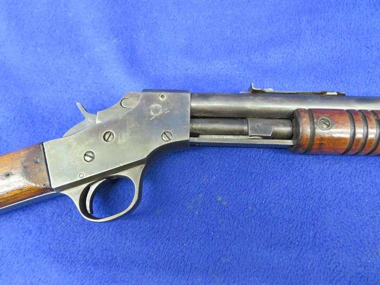 Stevens Visible Loader pump-action .22 rifle S/N: V168 - AAA Auction ...