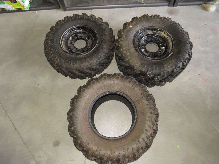 UTV rims and tires for a Polaris Ranger or Razor. Please see photos for ...