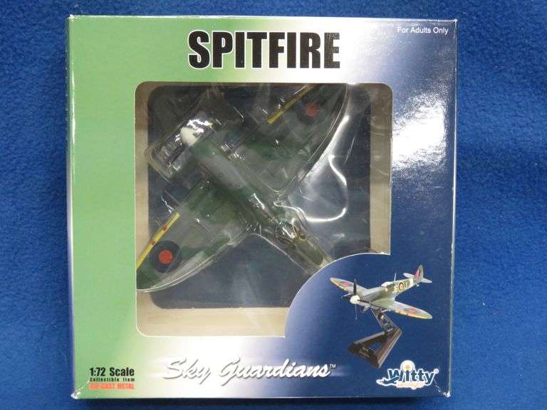 Spitfire die-cast metal model airplane - AAA Auction and Realty