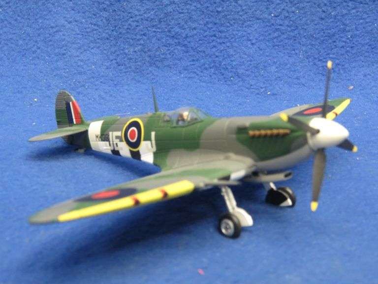 Spitfire die-cast metal model airplane - AAA Auction and Realty