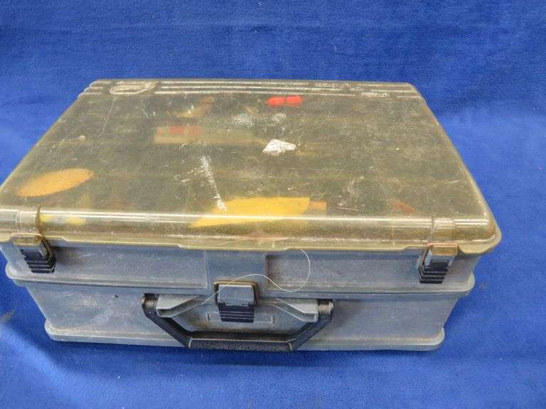 Plano Over and Under tackle box with contents - AAA Auction and Realty