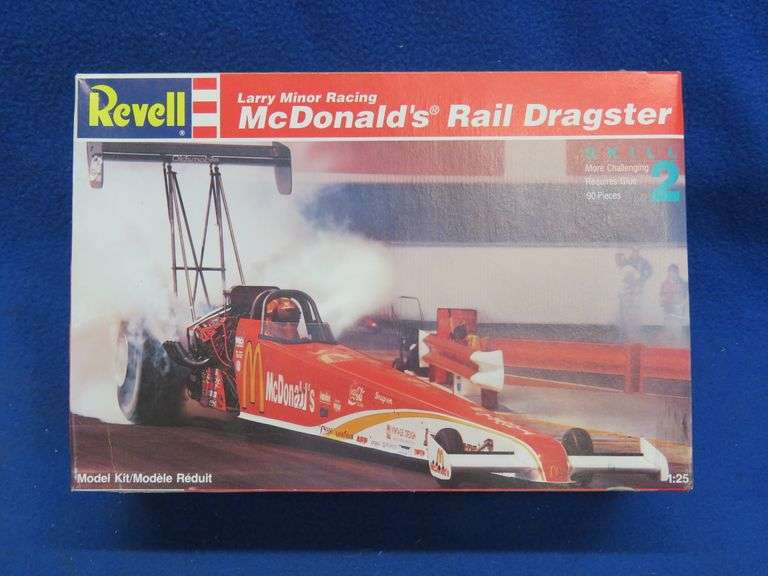 Revell 1:25 Larry Minor Racing McDonald's Rail Dragster Model Kit - AAA ...