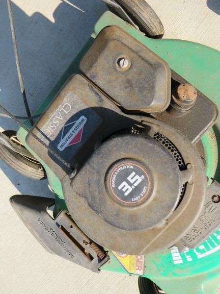 20" Rally lawn mower with a 3.5 HP Briggs and Stratton Classic motor ...