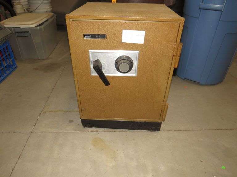 Montgomery Ward floor safe with combination - AAA Auction and Realty