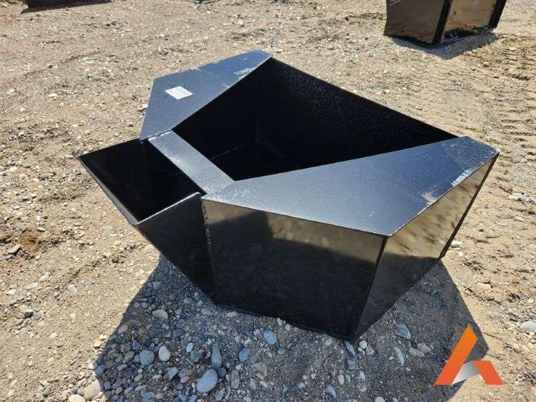  New Kit Container 3 4 Yard Concrete Bucket W Skid Steer Quick Attach