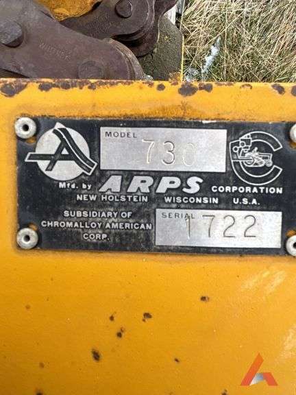 ARPS 730 Backhoe, 540 PTO - Ascent Auction