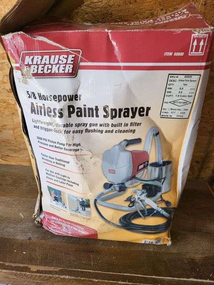 Krause and Becker airless paint sprayer untested - Lil Dusty Online ...