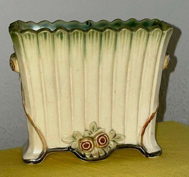 Very Desirable WELLER WARE Rectangular Vase ~ Fully Marked On Base ~ An ...
