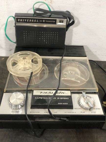 Realistic capstan Drive Reel to Reel speed recorder and a universal ...