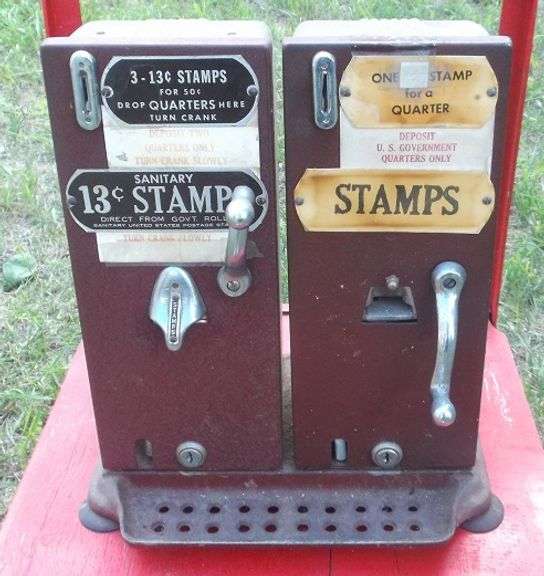 Vintage Postage Stamp Vending Machine AI - Lil Dusty Online Auctions ...
