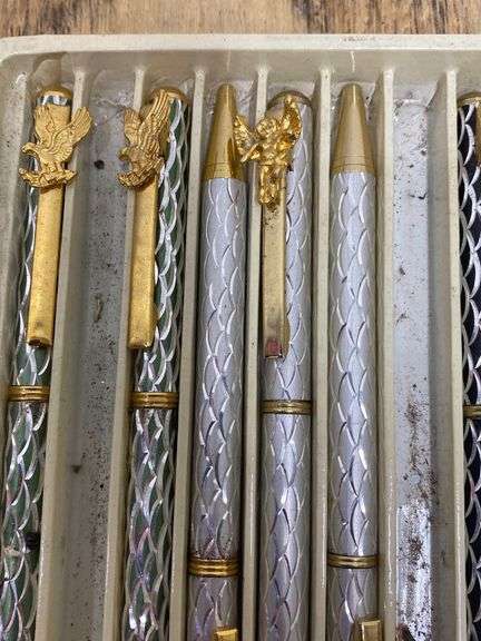 Pens with angels and eagles, wooden Pinocchio pen. 6b - Lil Dusty ...