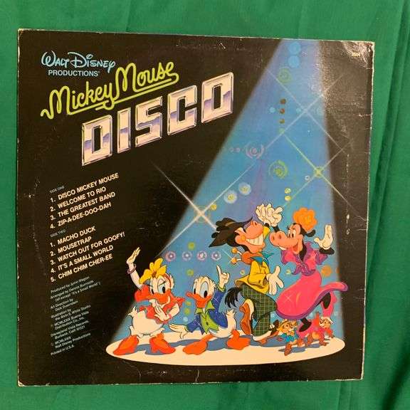 Walt Disneys production Mickey Mouse DISCO ; Vintage LP album - Lil ...
