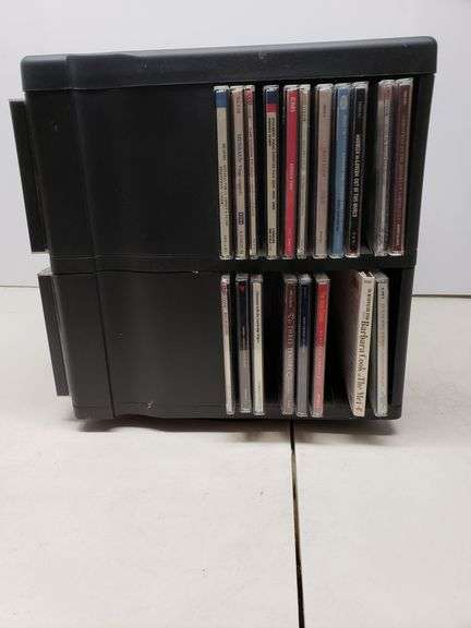 CD Carousel with CDs Various Genres - Lil Dusty Online Auctions - All ...