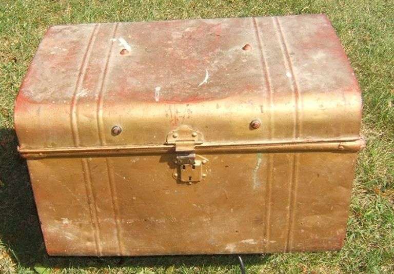 Antique Metal Car Trunk for Model T Chevy Packard Ford - Lil Dusty ...