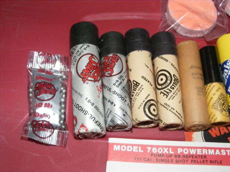 LOT OF BB GUN STUFF-OLD BB TUBES-DAISY + - Lil Dusty Online Auctions ...