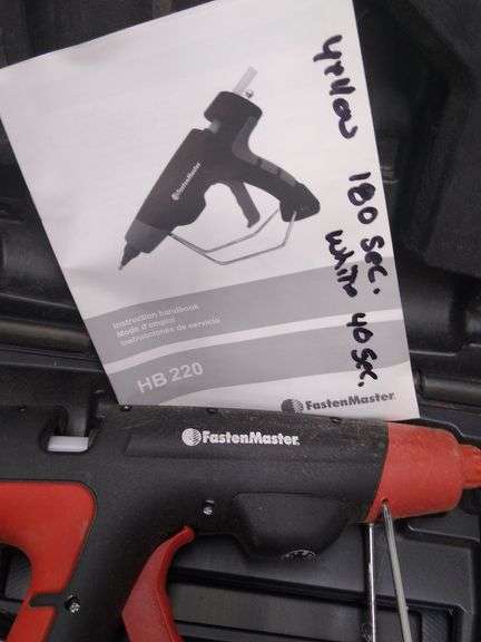 Fastenmaster hb220 hot melt glue gun, good working condition.6c - Lil ...