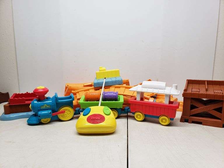 Sesame Street Train & Track - Lil Dusty Online Auctions - All Estate ...