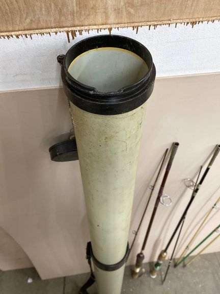 Fishing rod tube with various rods & parts. 11a - Lil Dusty Online ...