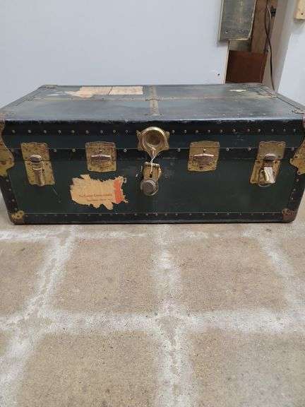 Antique Genuine Vulcanized Trunk Fibre Binding made by Taylor ...