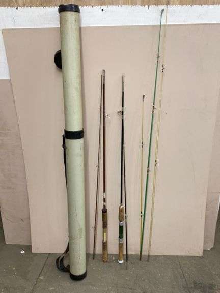 Fishing rod tube with various rods & parts. 11a - Lil Dusty Online ...