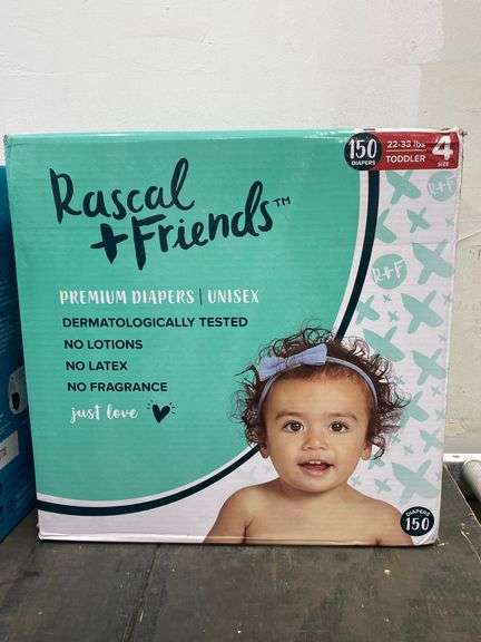 Rascal & Friends diapers, size 4 (22-33 lbs). 3e - Lil Dusty Online ...