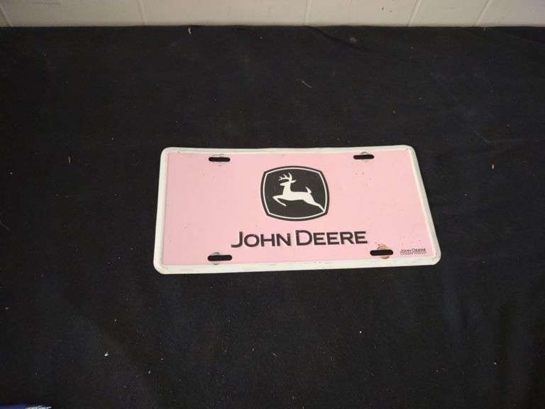 John Deere plate - Lil Dusty Online Auctions - All Estate Services, LLC