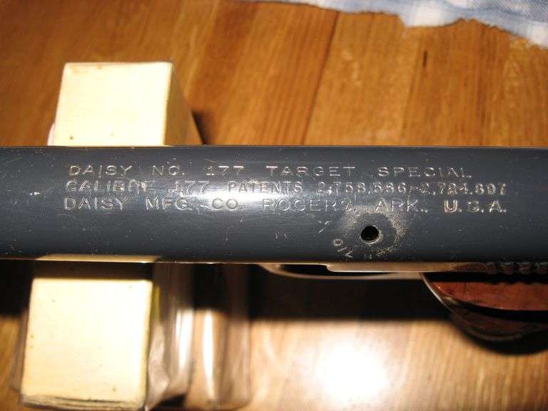 DAISY NO 177 TARGET SPECIAL PISTOL - Lil Dusty Online Auctions - All ...
