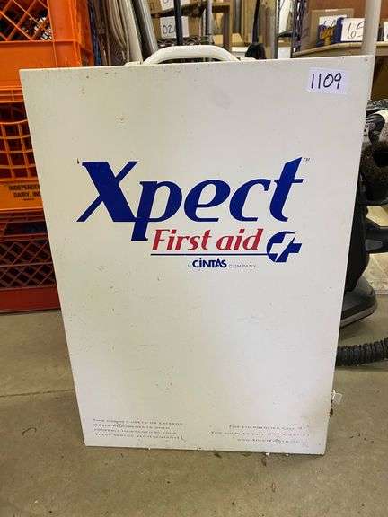 Xpect first aid cabinet - Lil Dusty Online Auctions - All Estate ...