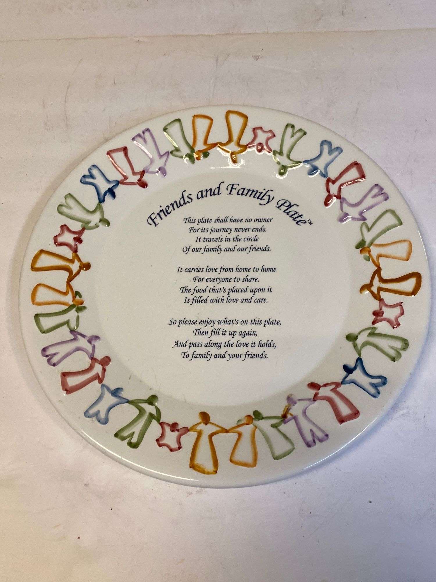 Family Plate Poem
