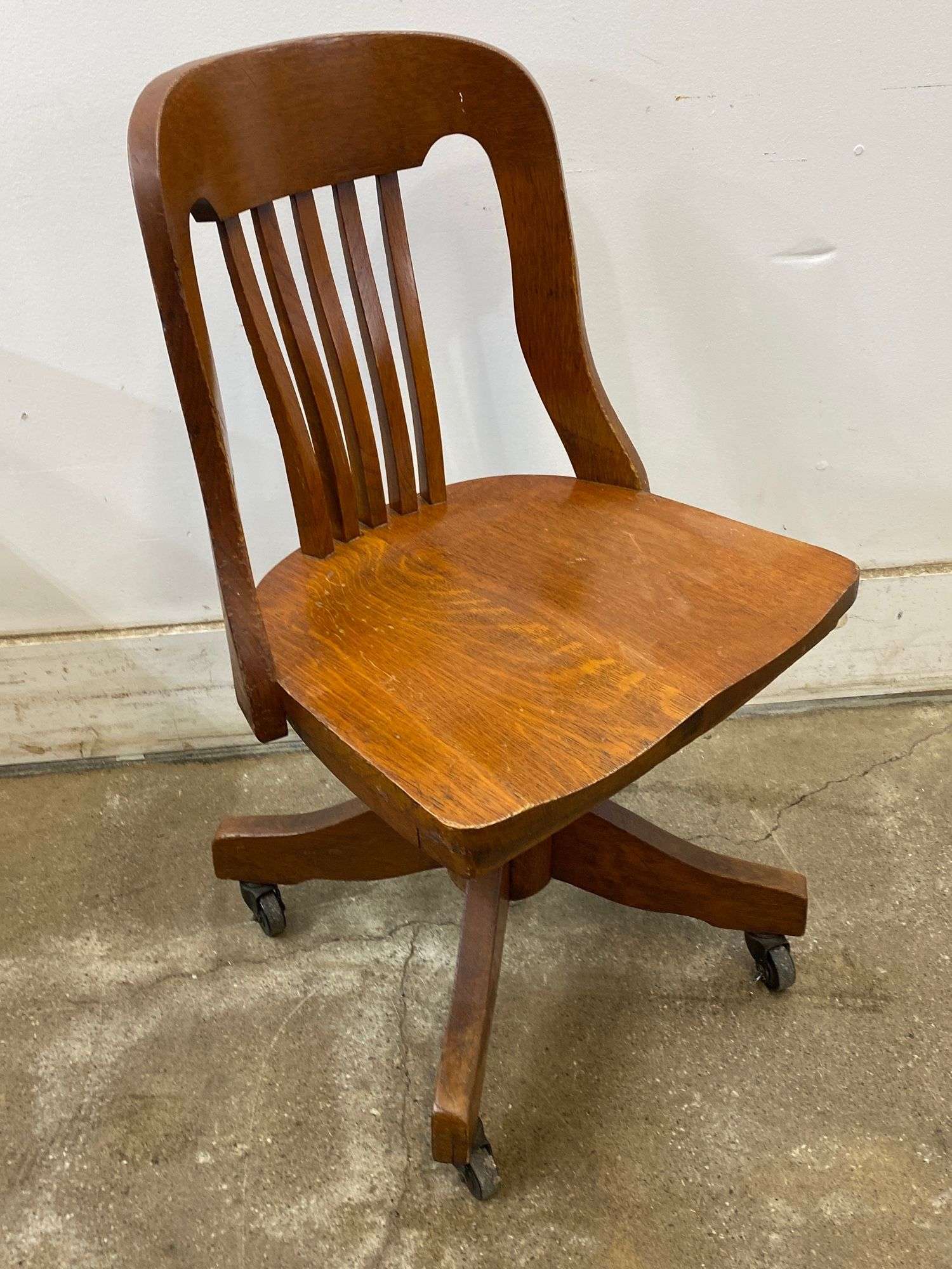 Old Wooden Office Chair