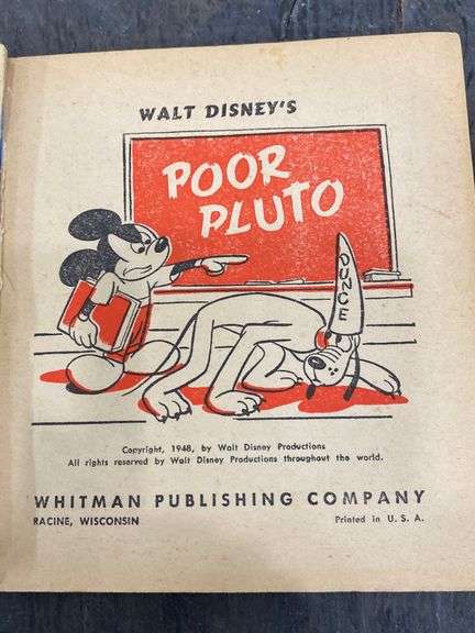 1935 Doctor Quack card game, Walt Disney’s Poor Pluto book 1948 (BIN $9) - Lil Dusty Online ...