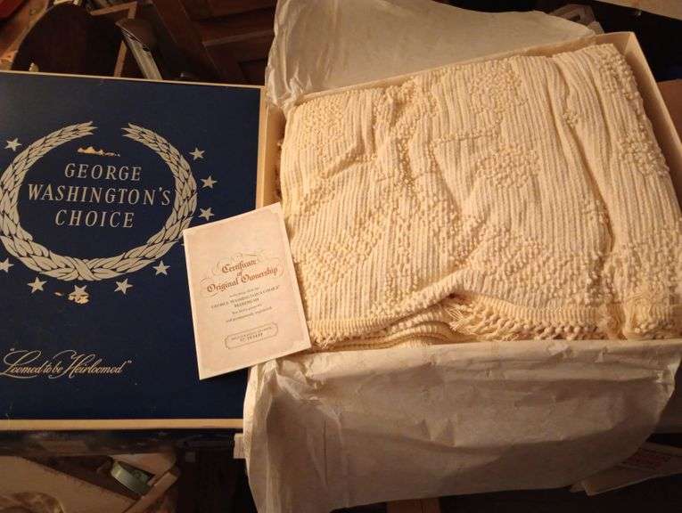 George Washington choice bedspread 90×110 - Lil Dusty Online Auctions ...