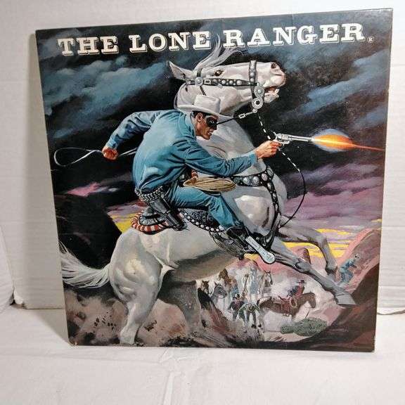 The Lone Ranger radio show record album - two complete episodes - good ...