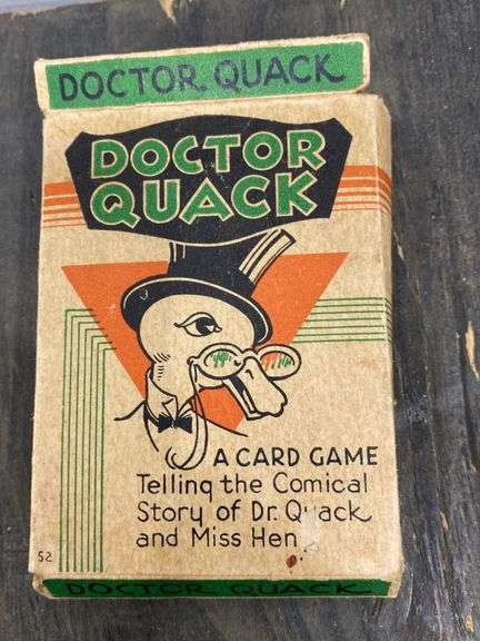1935 Doctor Quack card game, Walt Disney’s Poor Pluto book 1948 (BIN $9 ...