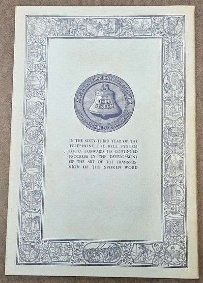 Nice Original 1939 Michigan Bell Telephone Company Almanac - Lil Dusty ...