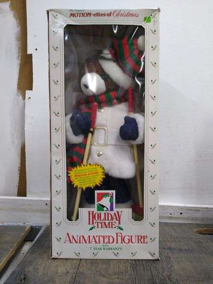 The original motion elites of Christmas holiday time animated figure in ...
