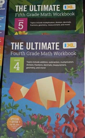 The Ultimate 4th & 5th Grade Math Workbooks PLUS Scholastic Children's ...