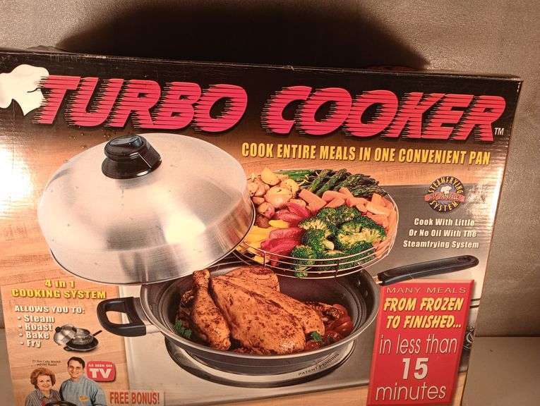 Turbo Cooker new in box - Lil Dusty Online Auctions - All Estate ...