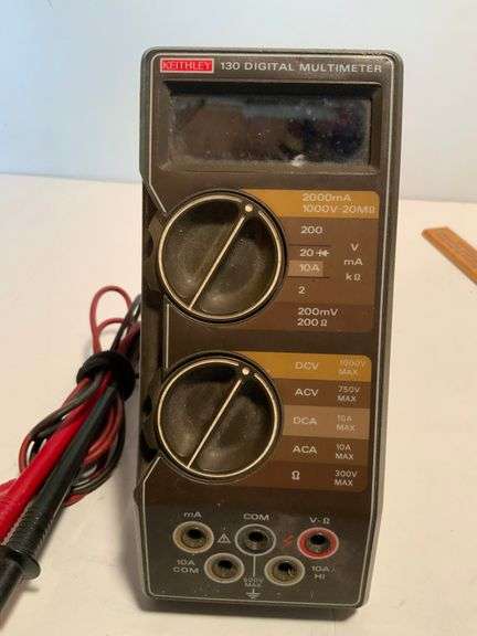 Keithley 130 DMM Digital Multimeter - Lil Dusty Online Auctions - All ...