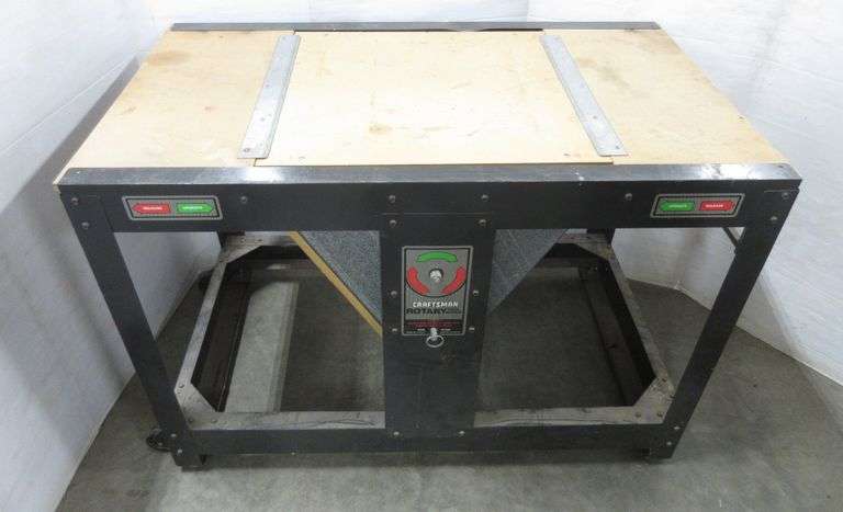 Craftsman Rotary Tool Bench, Holdes Three Seperate Power Tools, Just ...