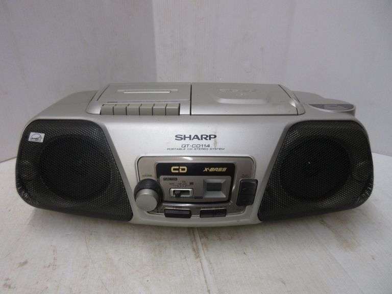 Sharp Portable CD Stereo System - Albrecht Auction Service