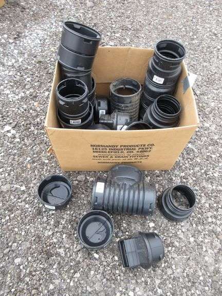4" Farm Drain Fittings for Drain Tile, Includes: (4) Internal Couplings ...