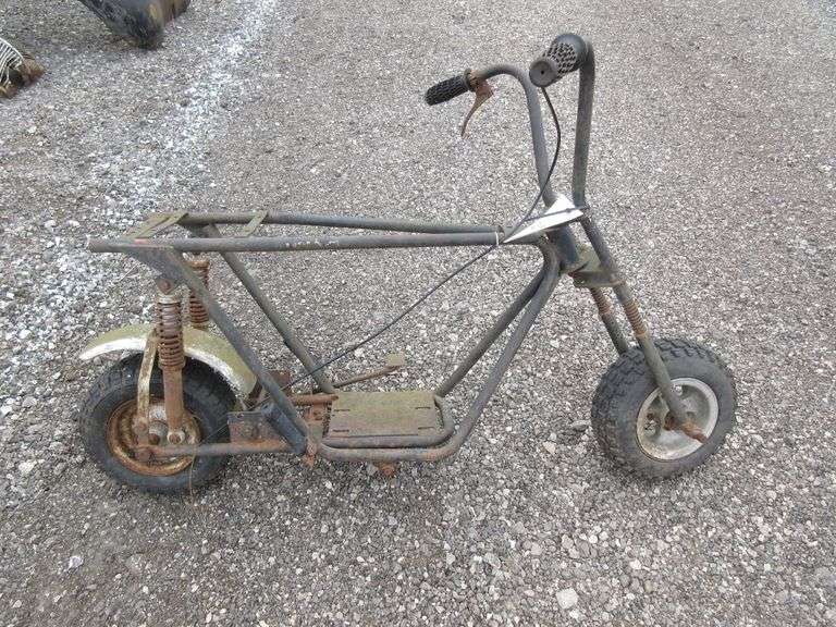 Old Mini Bike, Front and Back Springs - Albrecht Auction Service