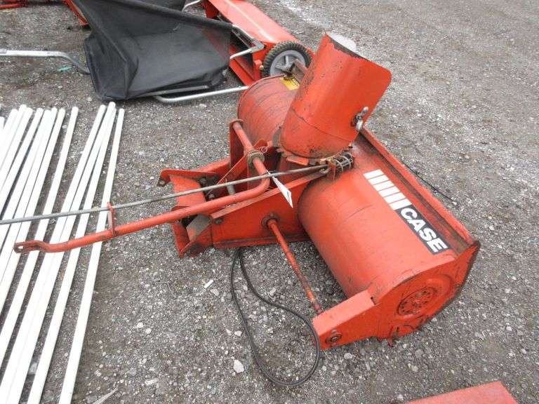 Case Snowblower Attachment, Model No. L84 - Albrecht Auction Service